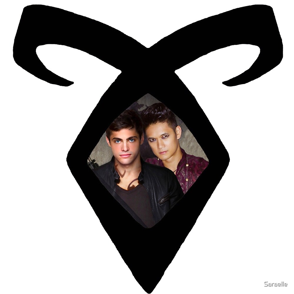 "Shadowhunters - Malec - Angelic Rune" by Saraelle | Redbubble