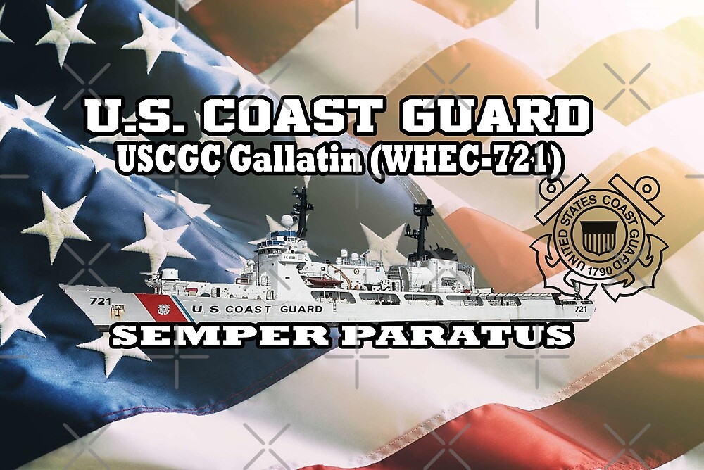 "U.S. Coast Guard USCGC Gallatin (WHEC-721)" by Michael Branco | Redbubble