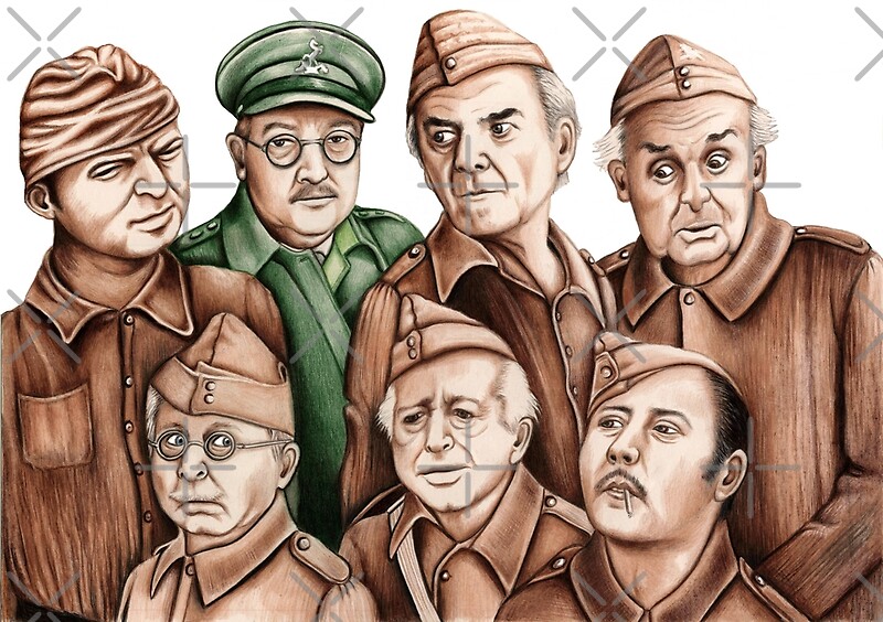 "Dad's Army" by Margaret Sanderson | Redbubble