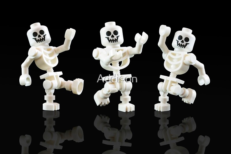 "Dancing Skeletons" by Addison | Redbubble