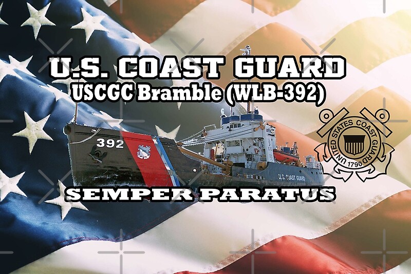 "U.S. Coast Guard USCGC Bramble (WLB-392)" by Michael Branco | Redbubble