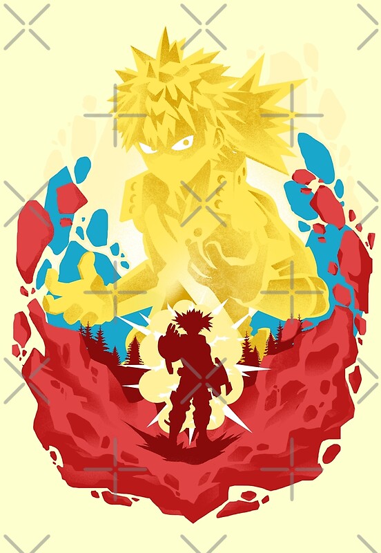 "Explosion Bakugo" by Hypertwenty Designs | Redbubble