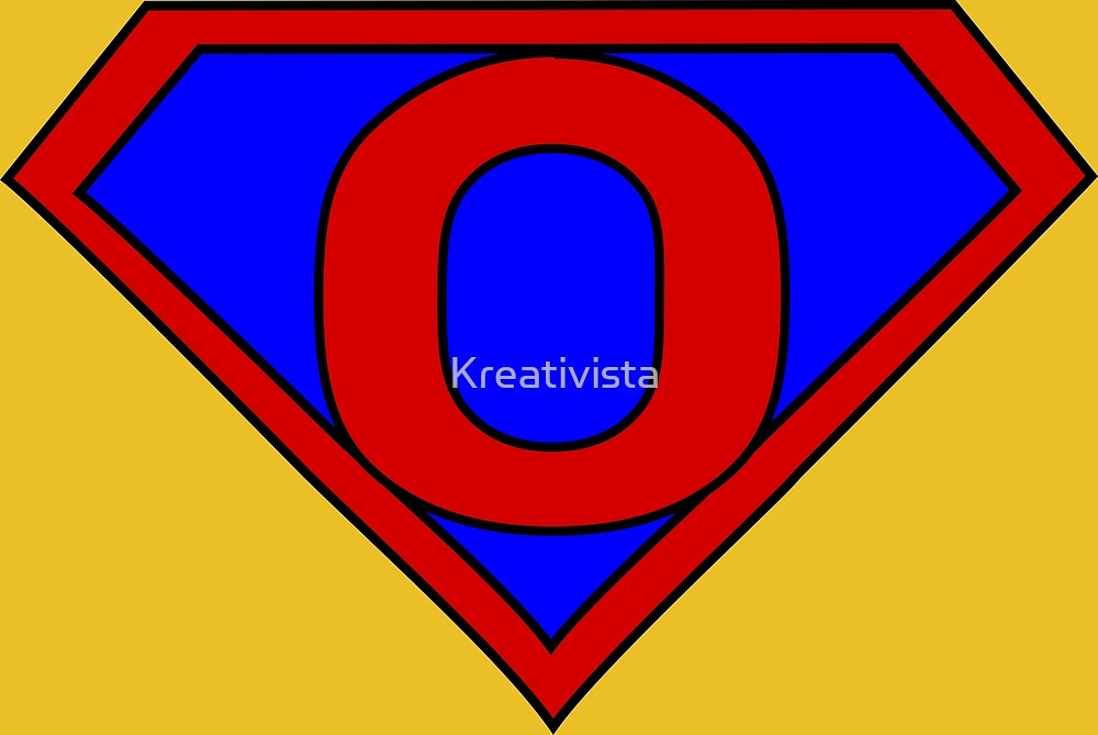 "Hero, Heroine, Superhero, Initials, O" by Kreativista | Redbubble