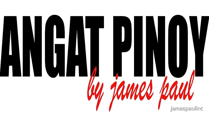 "Angat Pinoy basic logo" by jamespaulinc | Redbubble