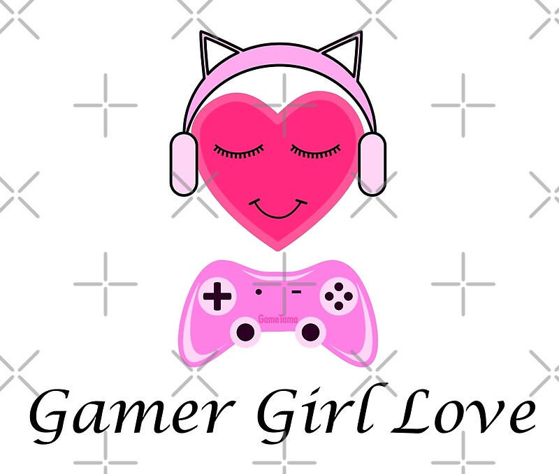 "Gamer Girl Love" by ArashiiGames | Redbubble