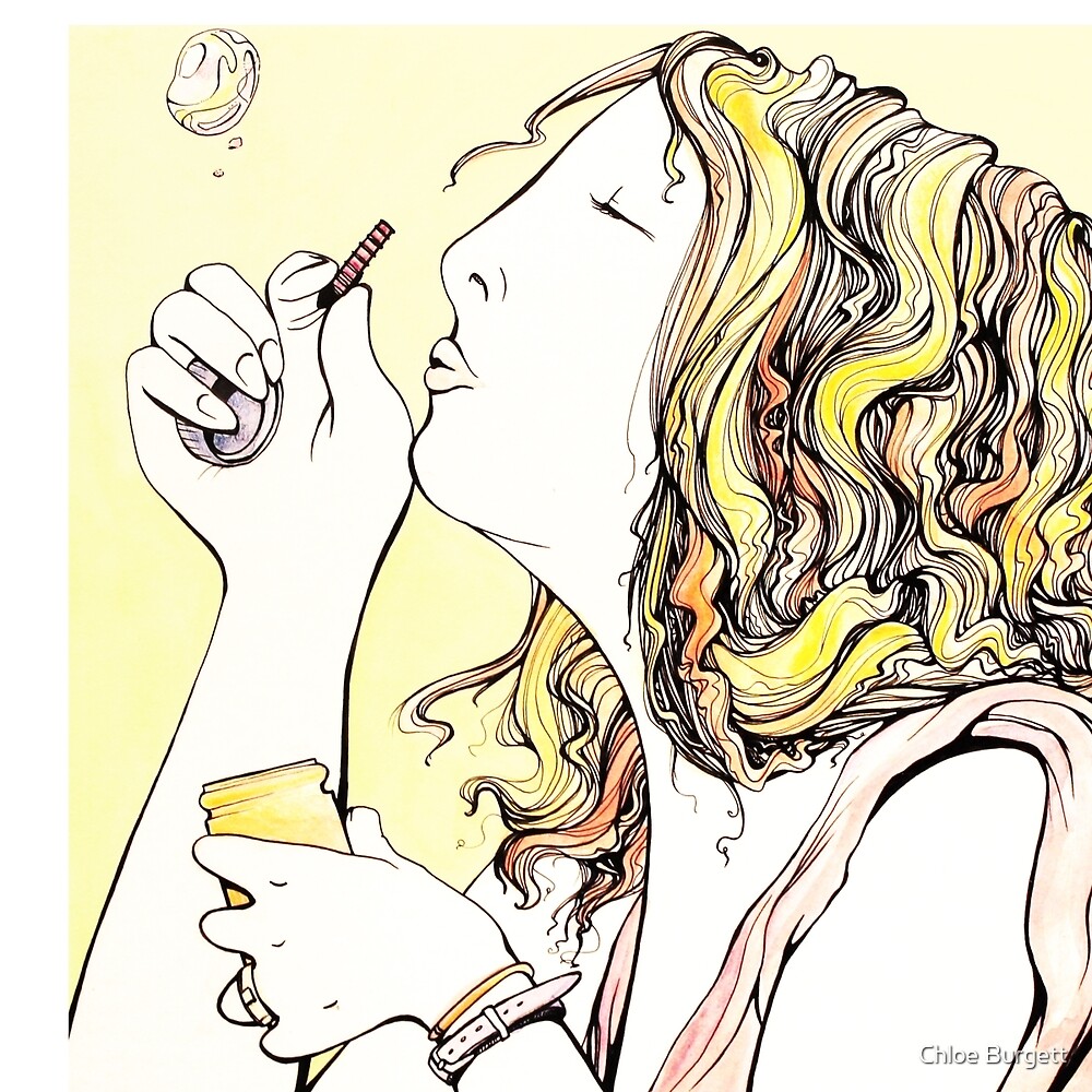 "Bubbles and Steph" by Chloe Burgett | Redbubble