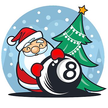 "8 Ball Christmas tree" Poster for Sale by zanbo | Redbubble