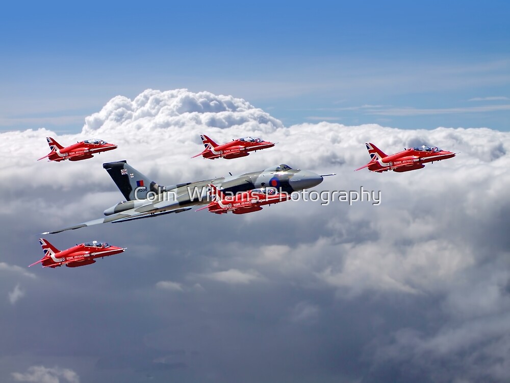"Final Vulcan Flight With The Red Arrows - 3" by Colin Williams ...
