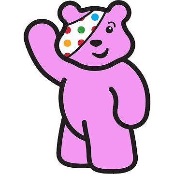 "Pink Pudsey Bear" Art Print for Sale by M. Sha | Redbubble