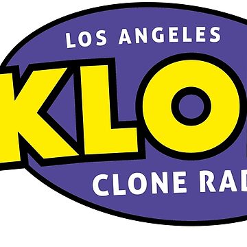 "Songs for the Deaf KLON Los Angeles Clone Radio station logo" Sticker ...