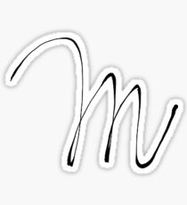 Letter M Stickers | Redbubble