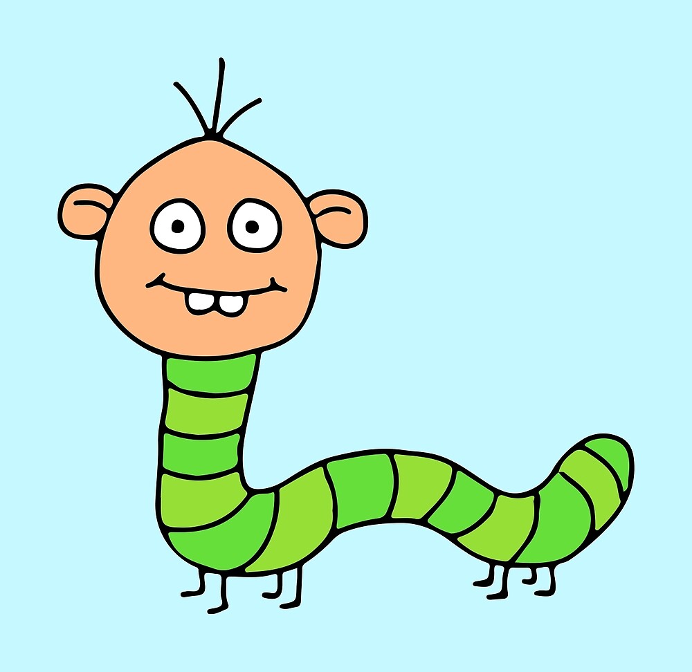 "Caterpillar Person" by Laurel Green | Redbubble