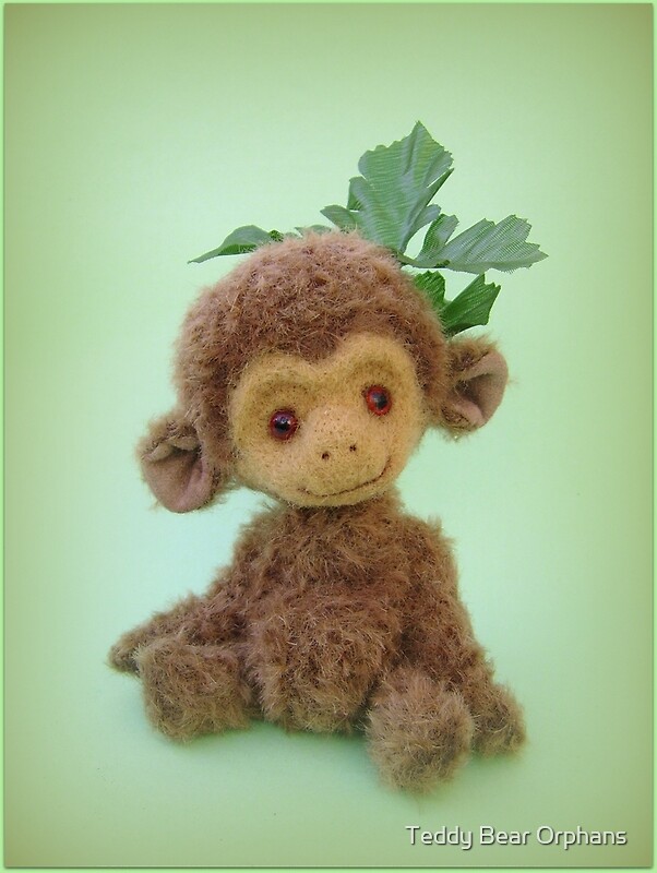 "Handmade bears from Teddy Bear Orphans - Charlie Chimp" by Penny ...