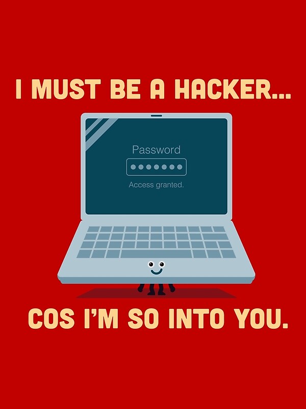"Character Building - Valentine Hacker" by SevenHundred | Redbubble
