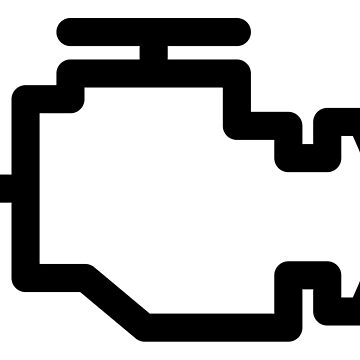 Pegatina for Sale con la obra «Icono de motor de combustión» de Dator ...