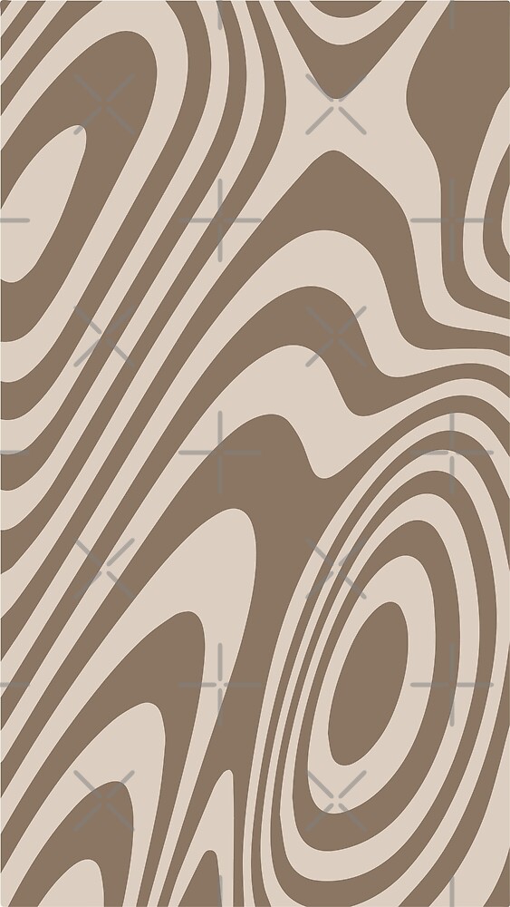 "Beige and Brown Zebra Grooves Abstract Pattern Art" by patternsoup ...