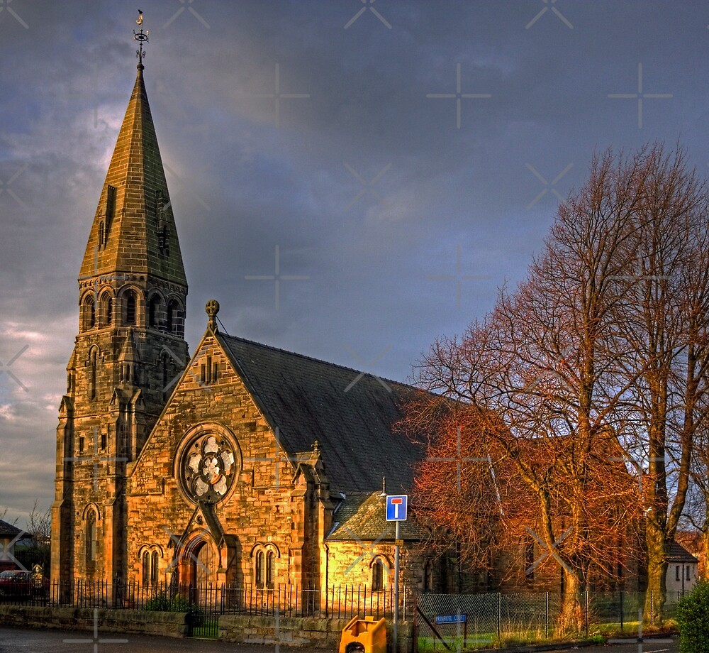"Broxburn Parish Church" by Tom Gomez | Redbubble