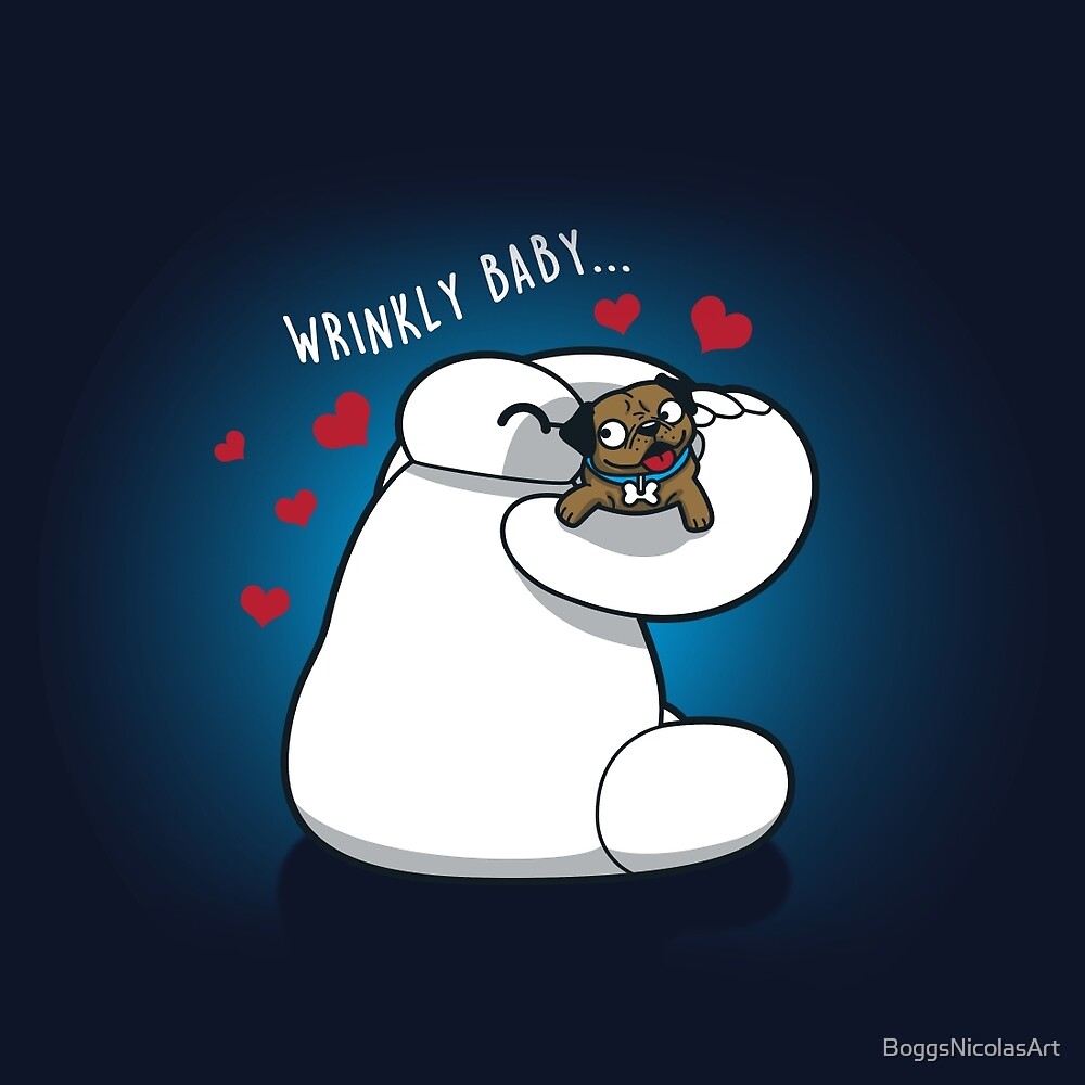 "Wrinkly Baby" by BoggsNicolasArt | Redbubble