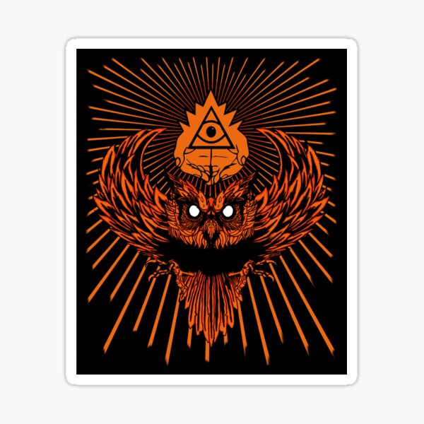 Illuminati Owl Stickers | Redbubble