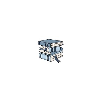 "Blue Books" Sticker for Sale by srdesigns03 | Redbubble