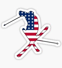 Skiing Stickers | Redbubble