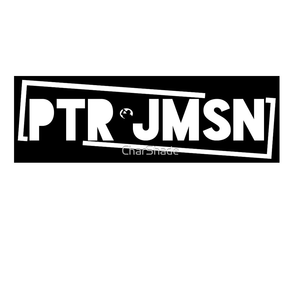 "PTR JMSN White LOGO" by CharShade | Redbubble