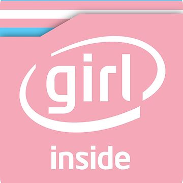 "Girl Inside" Sticker for Sale by Johnystar | Redbubble