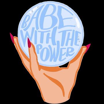 "Babe with the power" Sticker for Sale by cheedee | Redbubble