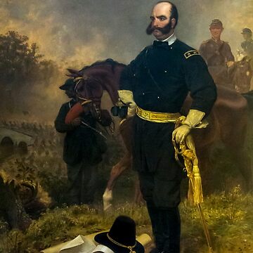 "General Ambrose Burnside At Antietam - Emanuel Leutze" Poster for Sale ...