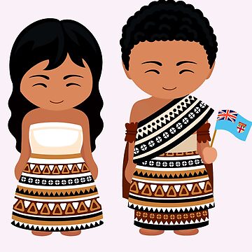 "Fijian children in traditional dress" Poster for Sale by Aroha Designs ...