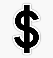 Dollar Sign: Stickers | Redbubble