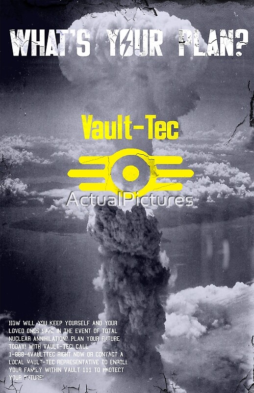 Vault Tec: Posters | Redbubble