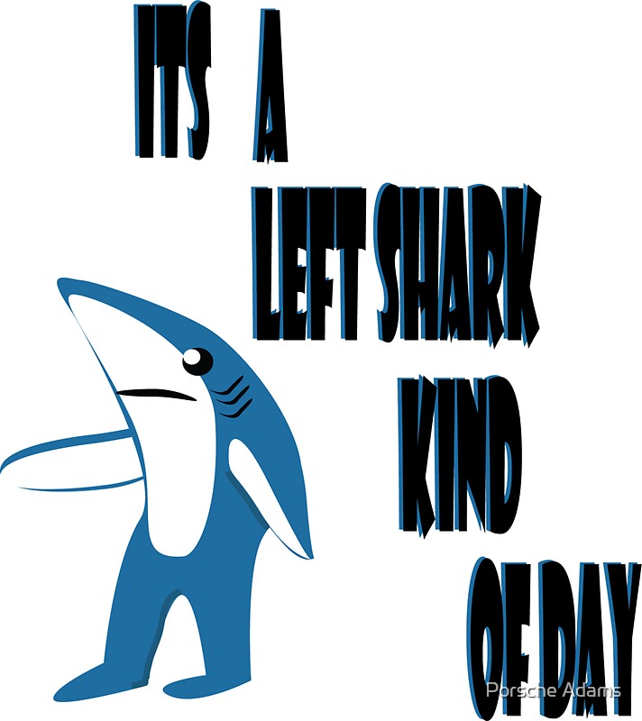 "Left Shark" Stickers by Porsche Adams | Redbubble