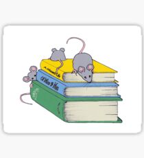 Stack of Books: Stickers | Redbubble