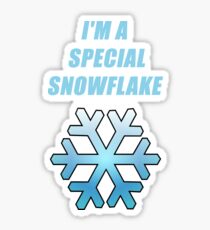 Special Snowflake Stickers | Redbubble
