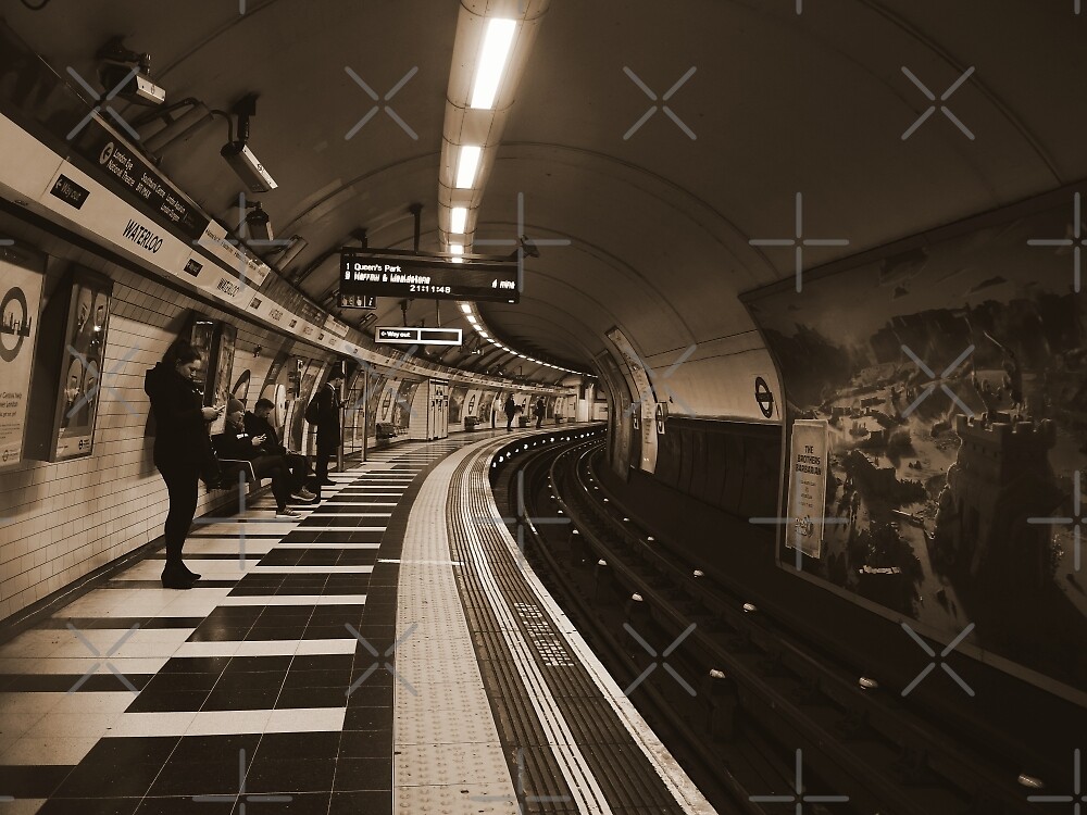 "The Art of London Underground - Bakerloo Line at Waterloo Station" by ...