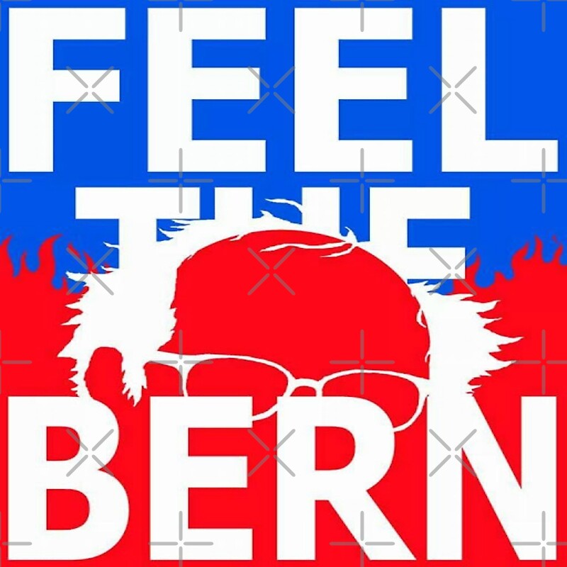 "Feel The Bern Official Bernie Sanders Apparel" by Memegode | Redbubble