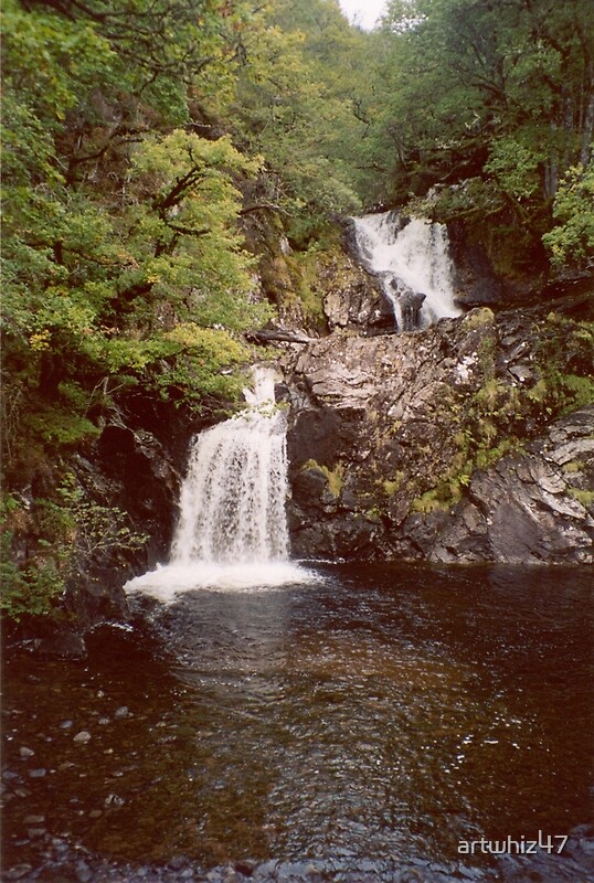 "Eas Chia-aig or Caig Falls, Achnacarry Estate, Scotland" by artwhiz47 ...