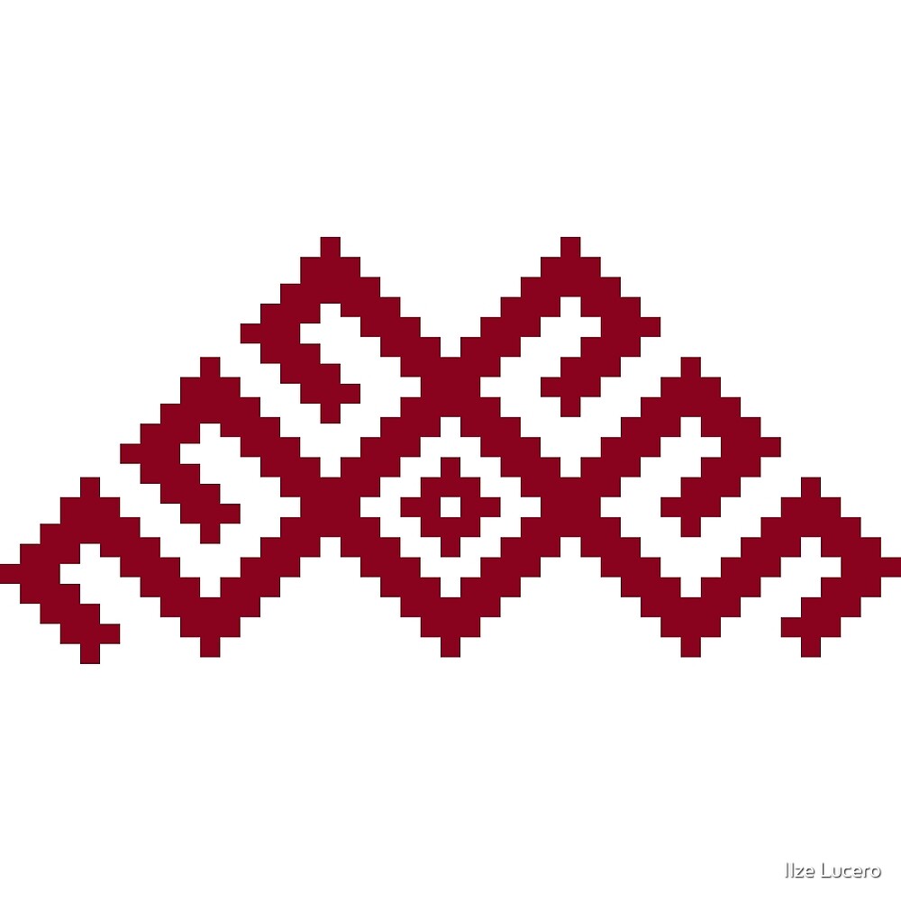 "Ethnographic Latvian Symbol Jumis" by Ilze Lucero | Redbubble