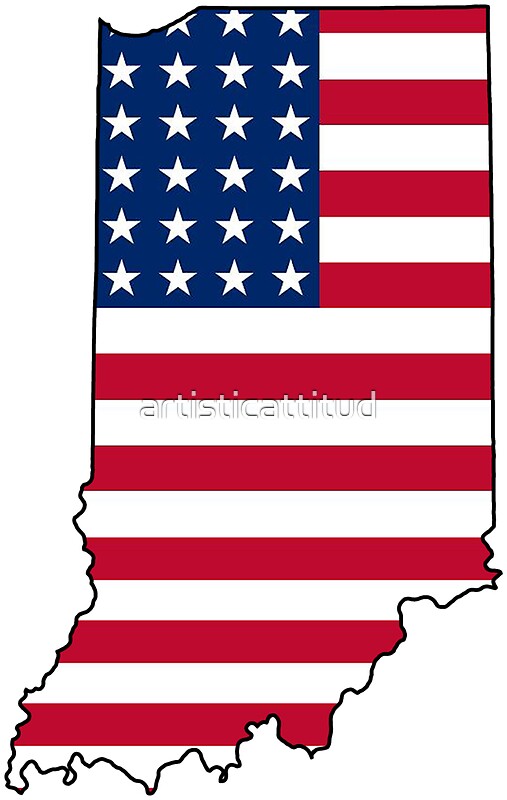 Indiana State Flag Printable
