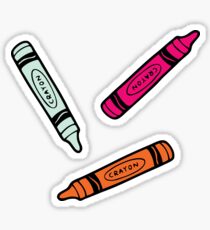 Crayons Stickers | Redbubble