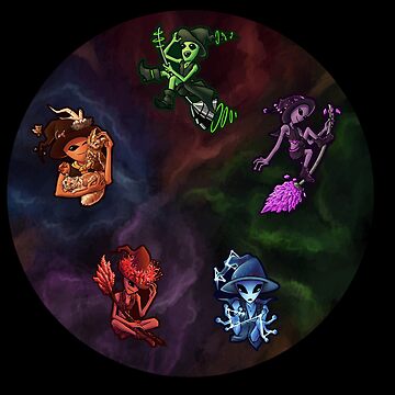 "Witch aliens" Poster for Sale by Aoqart | Redbubble