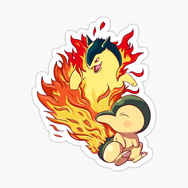 Cyndaquil Stickers | Redbubble