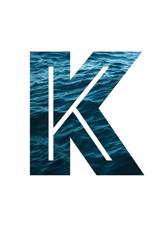 "The Letter "K" Ocean" by Mike Gallard | Redbubble