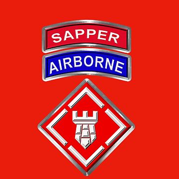 "20th Engineer Brigade-Airborne Sapper " Essential T-Shirt for Sale by ...