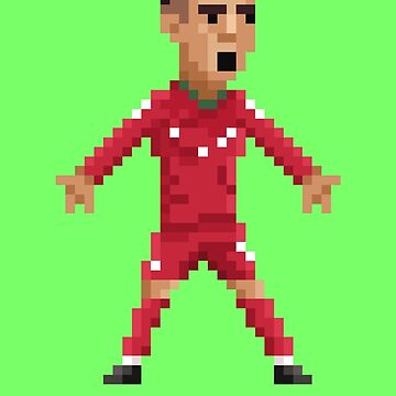 "Ronaldo 'Thenaldo' Retro-Inspired Football 8-bit Player Figure" Poster ...