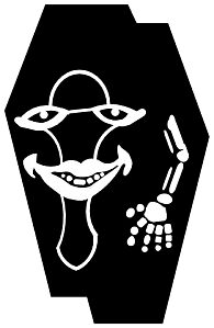 "SAO-Laughing Coffin Guild Logo" Stickers by DiviniityX | Redbubble