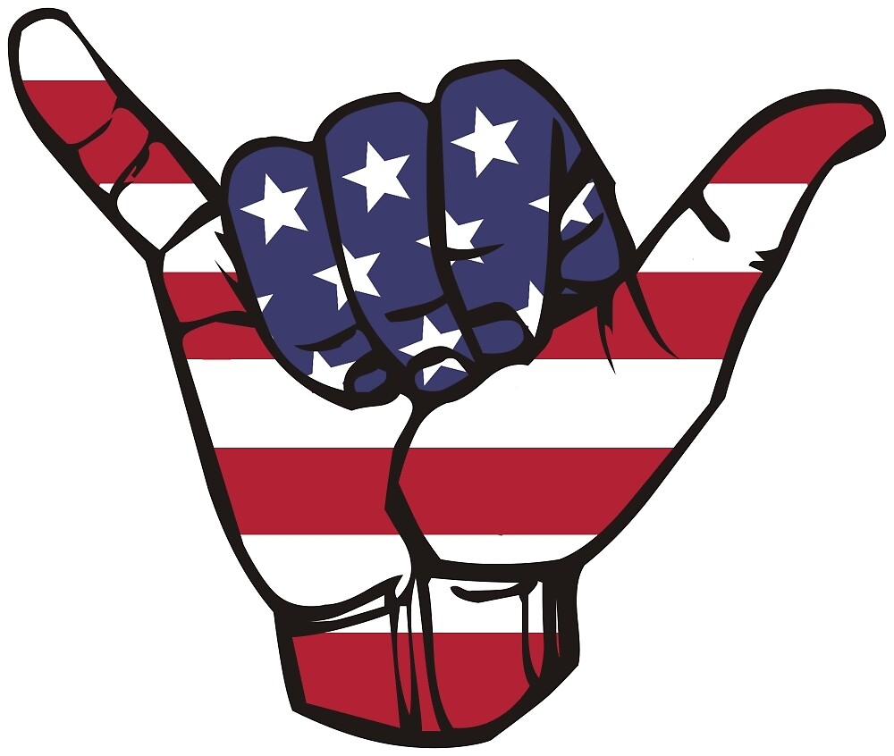 "USA Shaka" by tyler0321 | Redbubble