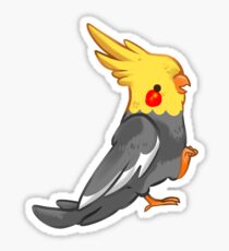 Kawaii Cockatiel Stickers | Redbubble