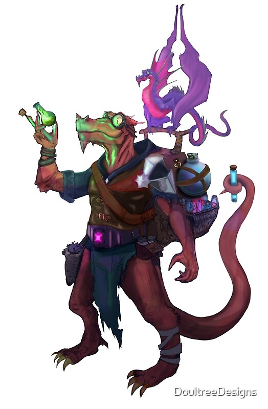 "Kobold Artificer" by DoultreeDesigns | Redbubble
